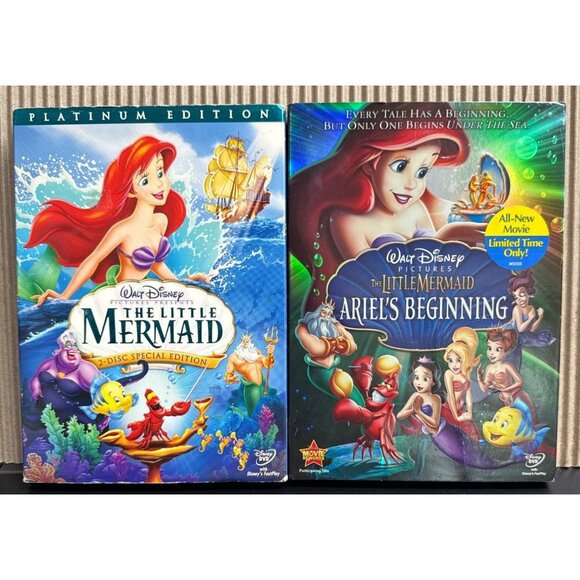 Disney | Media | Little Mermaid Dvd And Little Mermaid Ariels Beginning ...